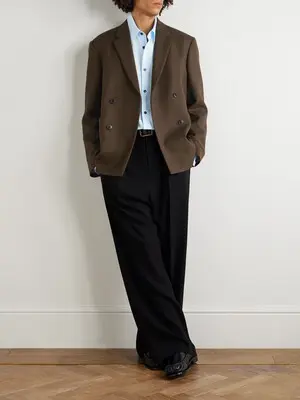 Dries Van Noten Cotton-poplin Shirt - Blue