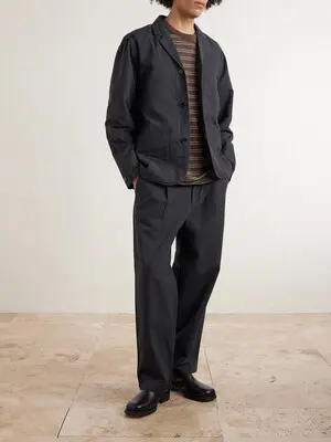 Folk Cotton Tailored Blazer
