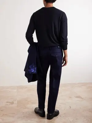 Dries Van Noten Straight-leg Wool Trousers