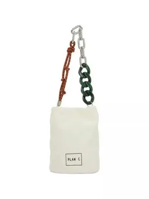 Plan C Logo-detail Bucket Bag - Neutrals