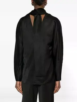TOTEME Cowl-neck Blouse - Black