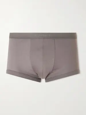 Zimmerli Sea Island Cotton Boxer Briefs - Brown