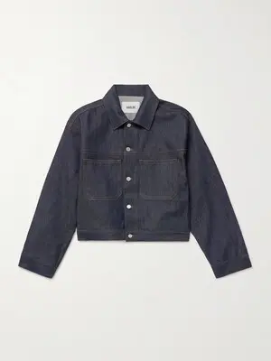 AGOLDE Oversized Cropped Denim Jacket