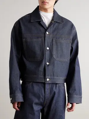 AGOLDE Oversized Cropped Denim Jacket