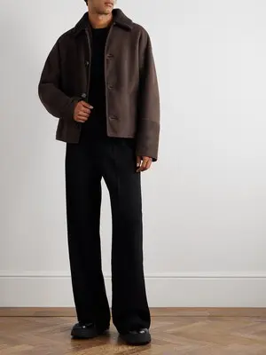 Bottega Veneta Shearling Blouson Jacket