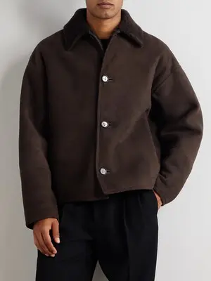 Bottega Veneta Shearling Blouson Jacket