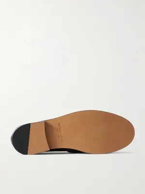 Bottega Veneta Astaire Knot-detailed Leather Loafers - Brown