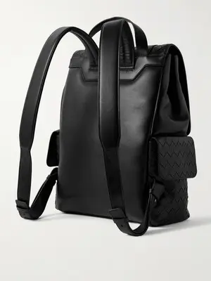 Bottega Veneta Intrecciato Leather Backpack