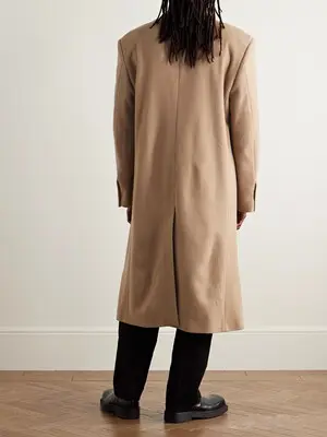 Balenciaga Oversized Double-breasted Wool-felt Coat