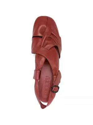 Hereu Woven Strap Heeled Pumps