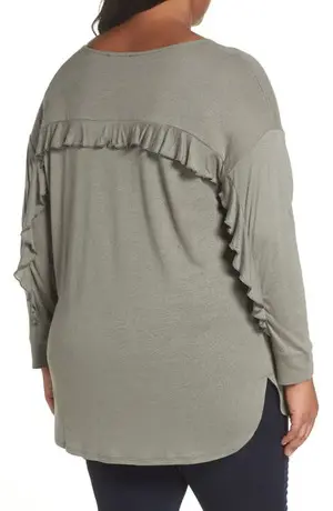 NIC+ZOE Fresh Air Ruffle Top