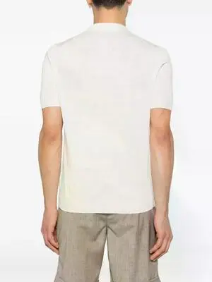 Tagliatore Keith Collar Polo Shirt - Neutrals