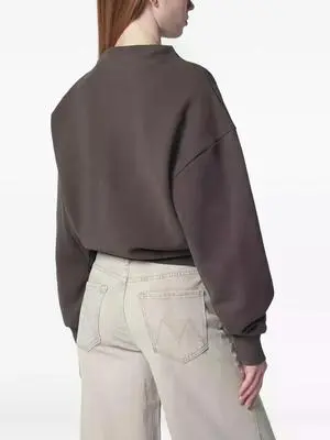 6397 Dropped-shoulder Sweatshirt - Brown