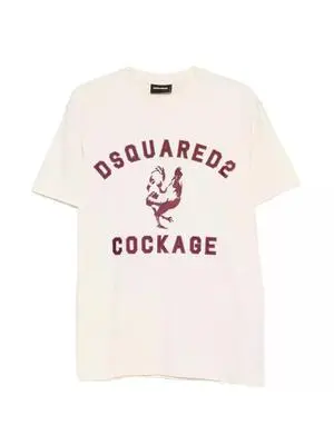 Dsquared2 Graphic Print T-shirt - Neutrals