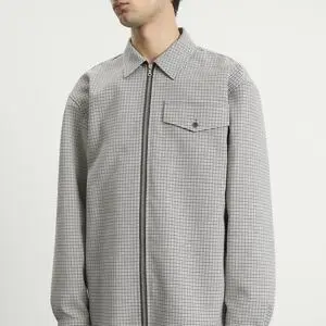 Dries Van Noten Double Faced Gingham Shirt Jacket