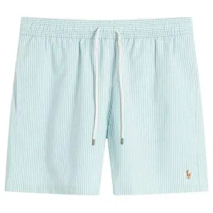 Polo Ralph Lauren Stripe Traveler Trunks - Key West Green Stripe