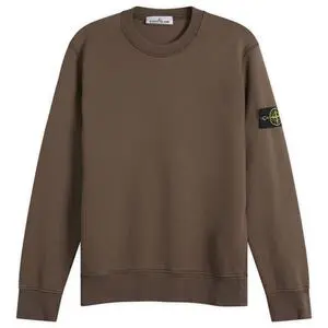 Stone Island Organic Cotton Fleece Sweatshirt