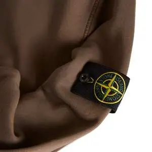 Stone Island Organic Cotton Fleece Sweatshirt