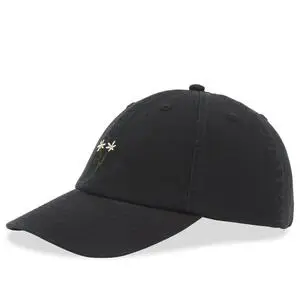 FORET Posy Washed Cap - Black