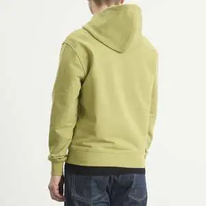 AMI Paris Contrasted De Coeur Hoodie - Matcha
