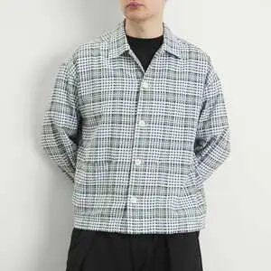You Must Create Cotton Check Pj Overshirt