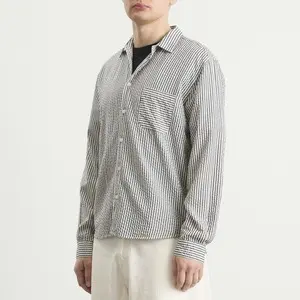You Must Create Seersucker Stripe Curtis Shirt - Multi
