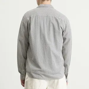 You Must Create Seersucker Stripe Curtis Shirt - Multi