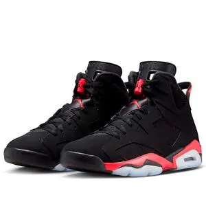 JORDAN 6 Retro Sneaker - Black/crimson