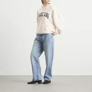 ANINE BING Harvey Relaxed Fit Sweatshirt - Pink