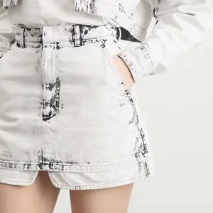 Toga Denim Mini Skirt