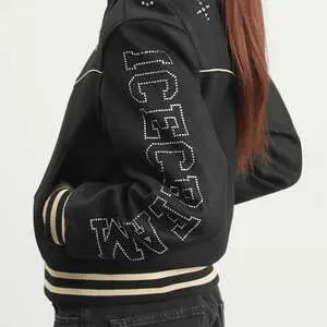 ICECREAM Western Crystal Varsity Jacket
