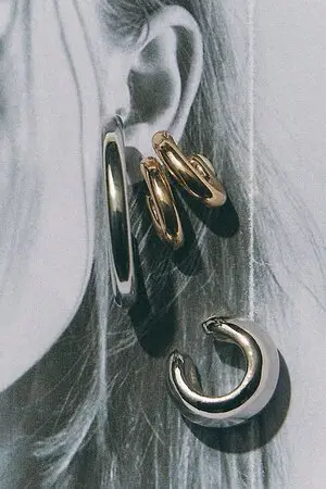 Free People Heather Ear Cuff Set - Mixed Metal