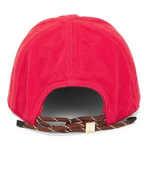 Miu Miu Washed Denim Baseball Hat