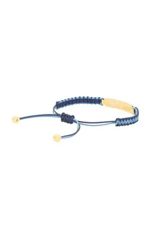 Miu Miu Logo Scooby Bracelet In Multi - Oro, Celeste, & Blu