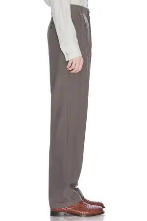 THE ROW Pleated Twill Trousers