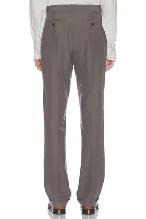THE ROW Pleated Twill Trousers