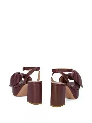 Red Valentino Platform Bow Sandals