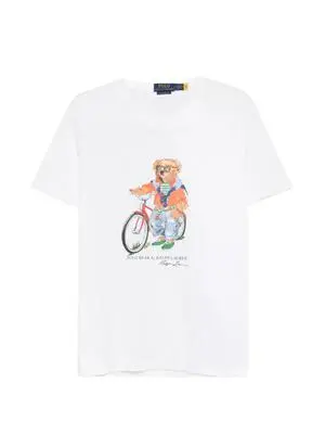 Polo Ralph Lauren Bear-print T-shirt - White