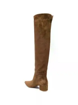 GIANVITO ROSSI Pointed-toe Over-the-knee Boots