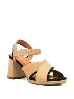 Chie Mihara Oendi Criss-cross Strap Sandals - Neutrals