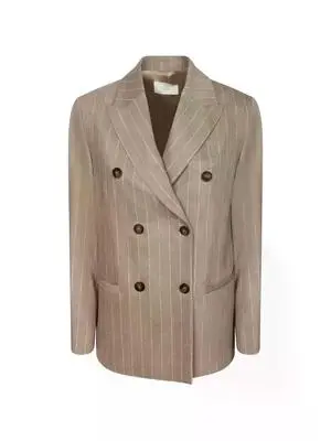 Montedoro Double-breasted Pinstripe Blazer
