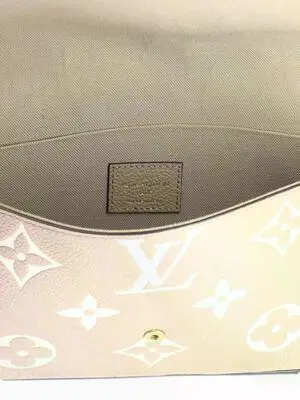 LOUIS VUITTON Felicie Pochette Bicolor Monogram Empreinte Giant - Neutrals