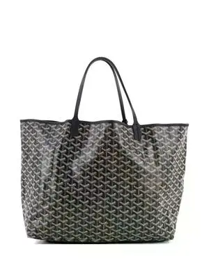 Goyard Saint Louis Coated Canvas Gm Tote Bag - Black