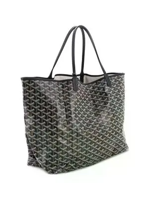 Goyard Saint Louis Coated Canvas Gm Tote Bag - Black
