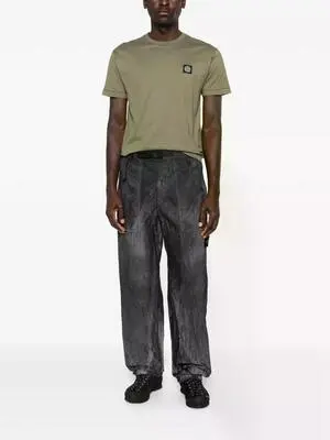 Stone Island Compass Logo-patch T-shirt - Green
