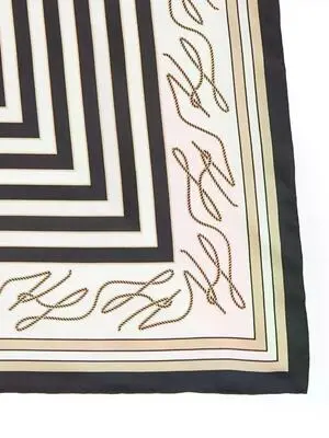 Karl Lagerfeld K/autograph Silk Scarf - Neutrals