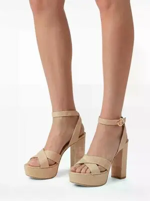 GIANVITO ROSSI Criss-cross Platform Sandals