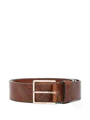 Max Mara Patterned Pin-buckle Belt - Brown