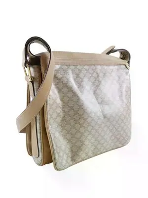 Celine 20th Century Macadam Coated Canvas Crossbody Bag