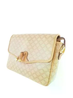 Celine 1990-2000 Macadam Coated Canvas Crossbody Bag